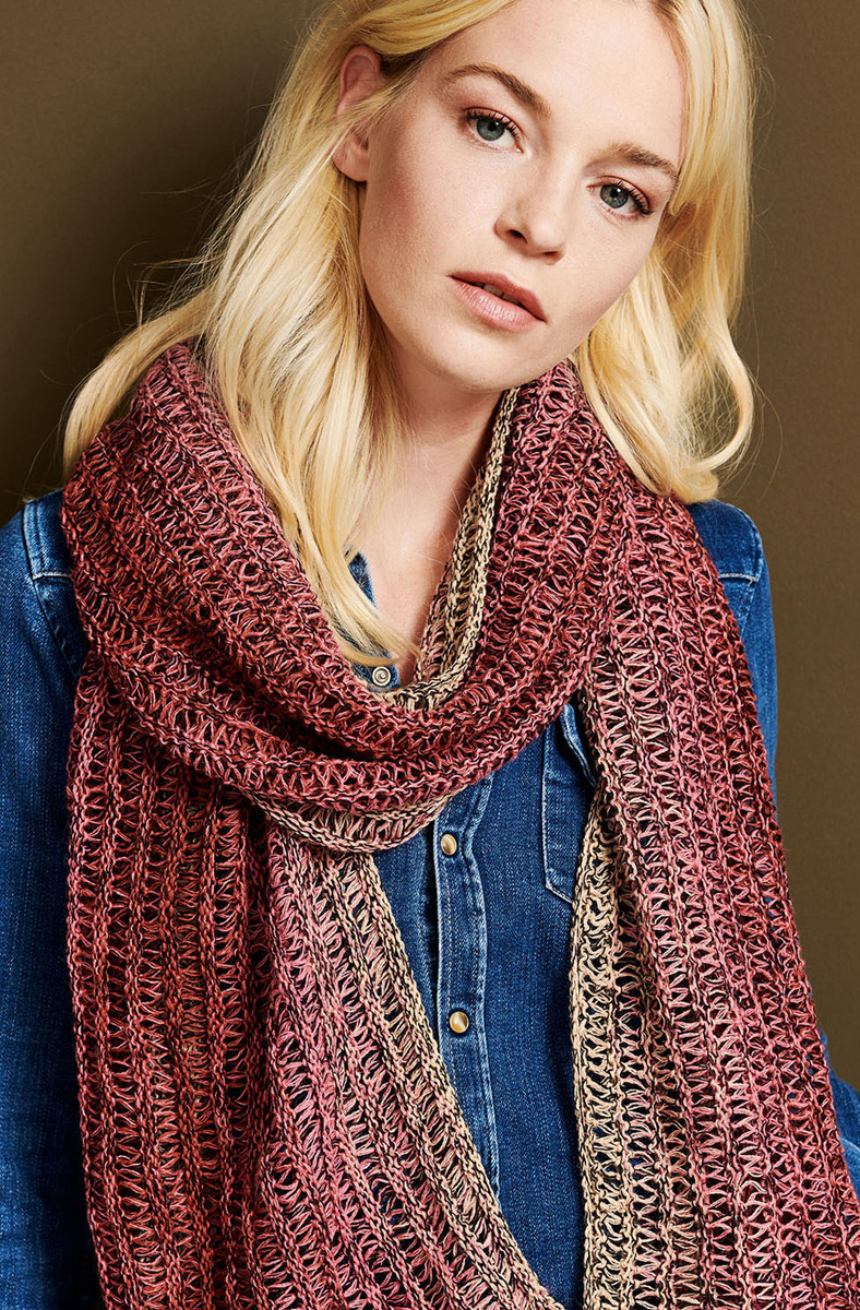 Lana Grossa SJAL MED TAPPADE MASKOR Mirror Shades - Stickbeskrivning ...